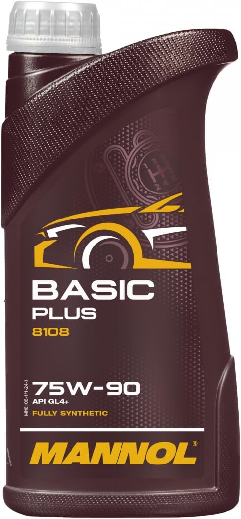 MANNOL 8108 BASIC PLUS FULLY SYNTHETIC GEAR OIL SAE 75W-90 API GL4 ...