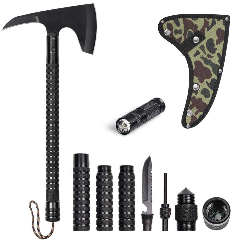 Buy Liheya Camping Axe Hatchet Folding Portable Collapsible Camp Axe ...