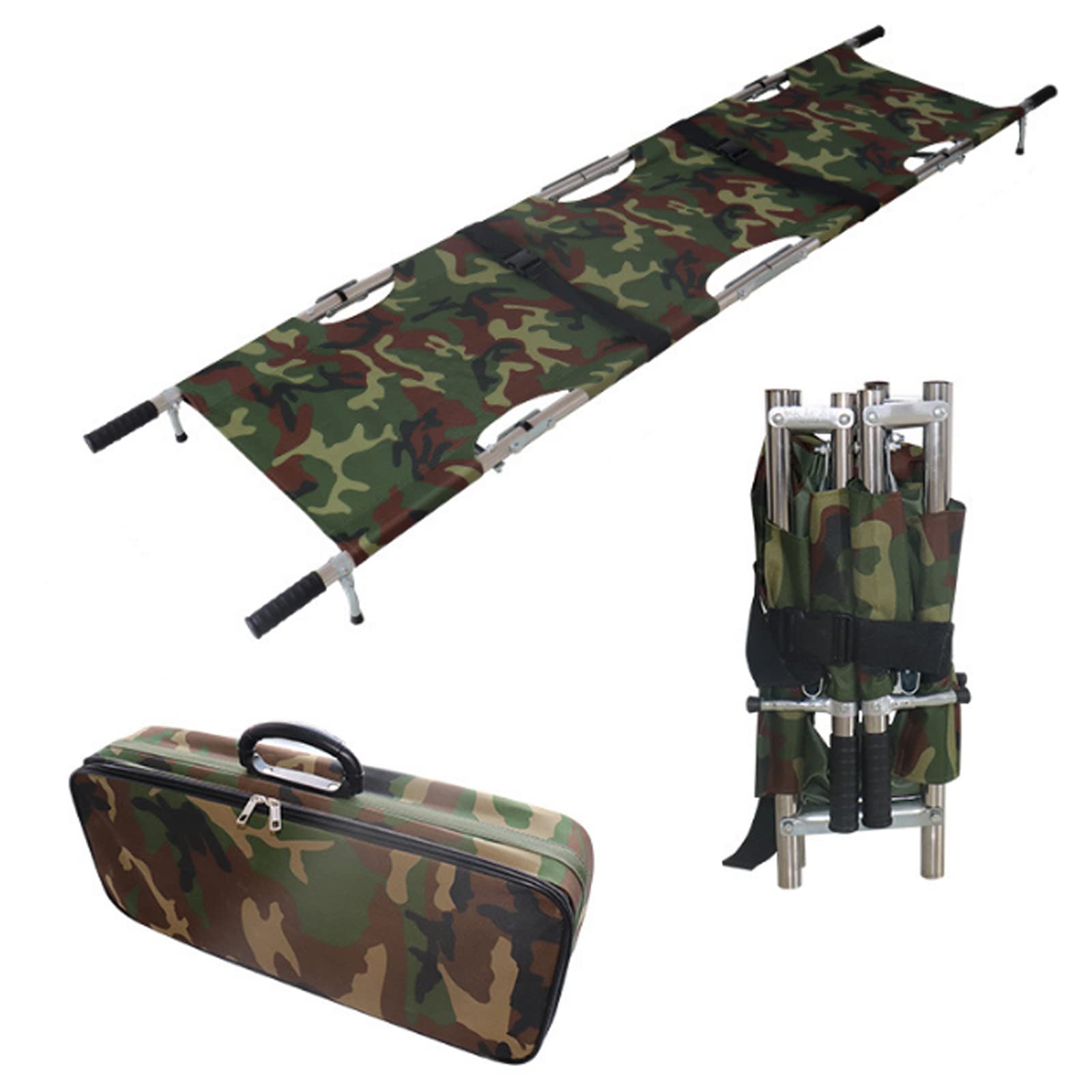 Buy Folding Stretcher, Portable Emergency Patient Transport Stretcher ...