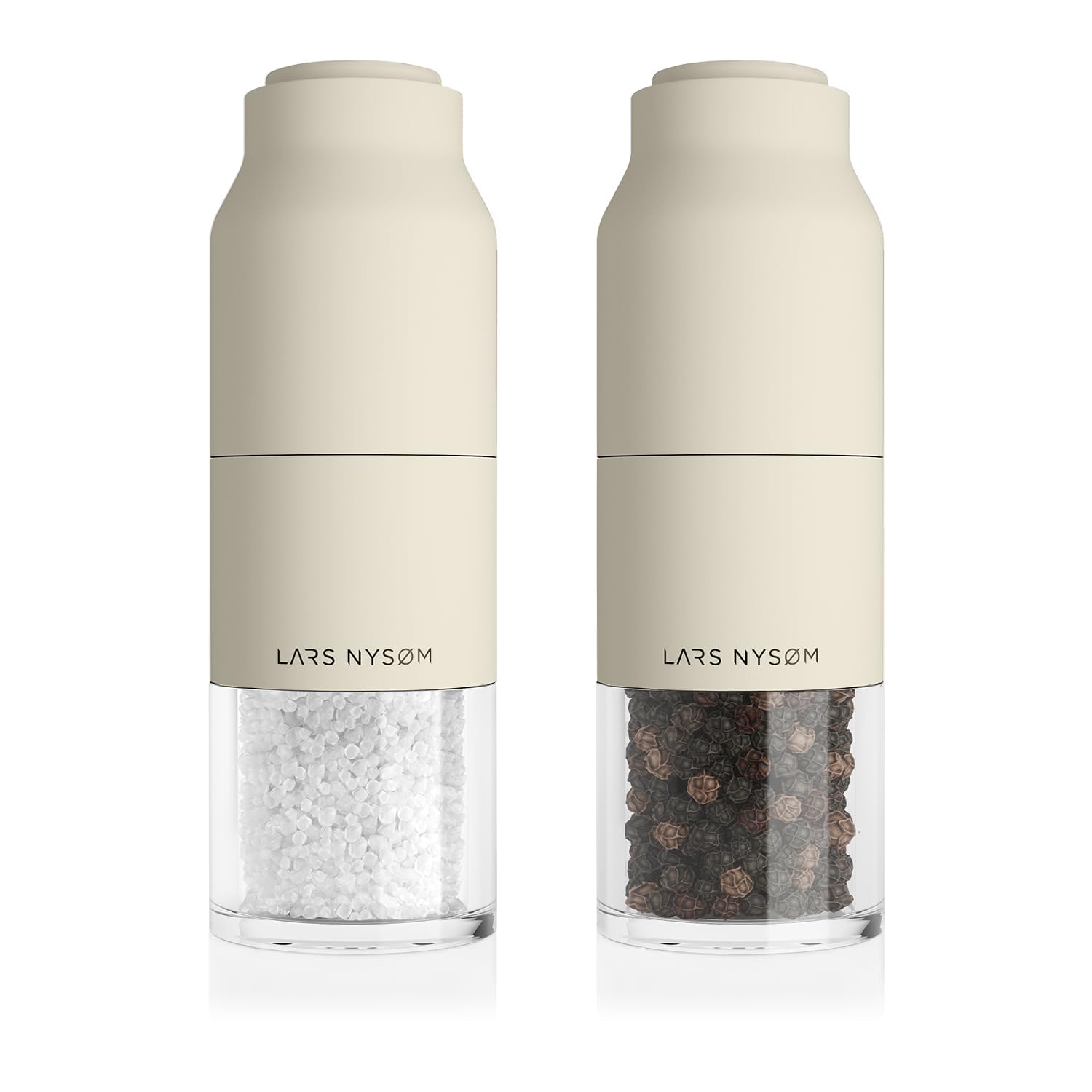 Snapklik.com : LARS NYSØM Stainless Steel Salt And Pepper Mill Set