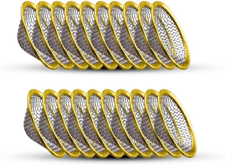 Fenny's Creations 15mm Conical Bowl Metal Pipe Filter Screen Gauze (5 ...