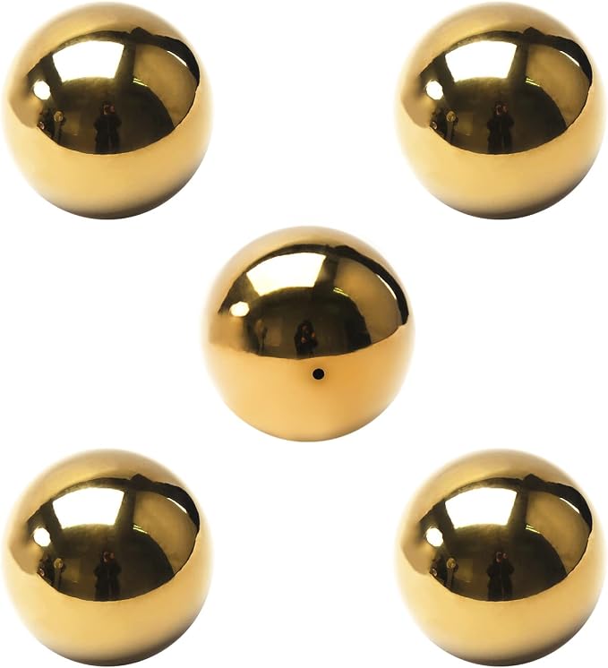 Amazon.com: Yinpecly 80mm Dia Gazing Ball 201 Stainless Steel Metal ...