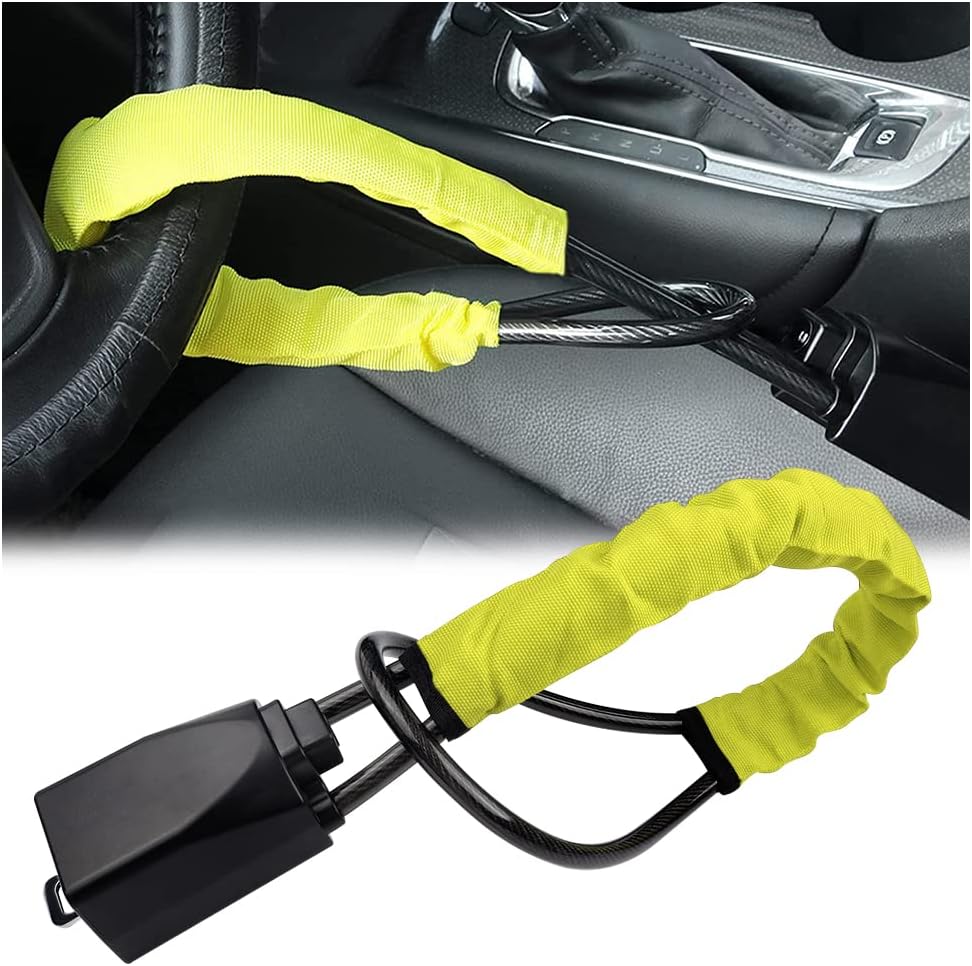 Amazon.com: Car Steering Wheel Lock- Seat Belt Locks with 3 Keys ...