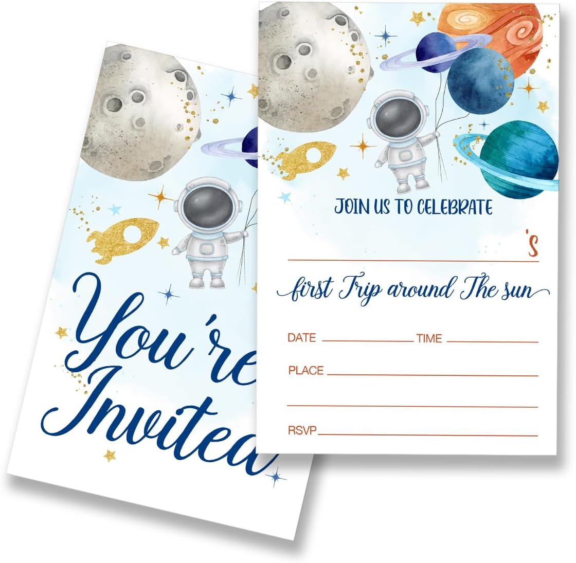 Amazon.com : Birthday Invitations with Envelopes(20-Pack), 4"x6" Outer ...