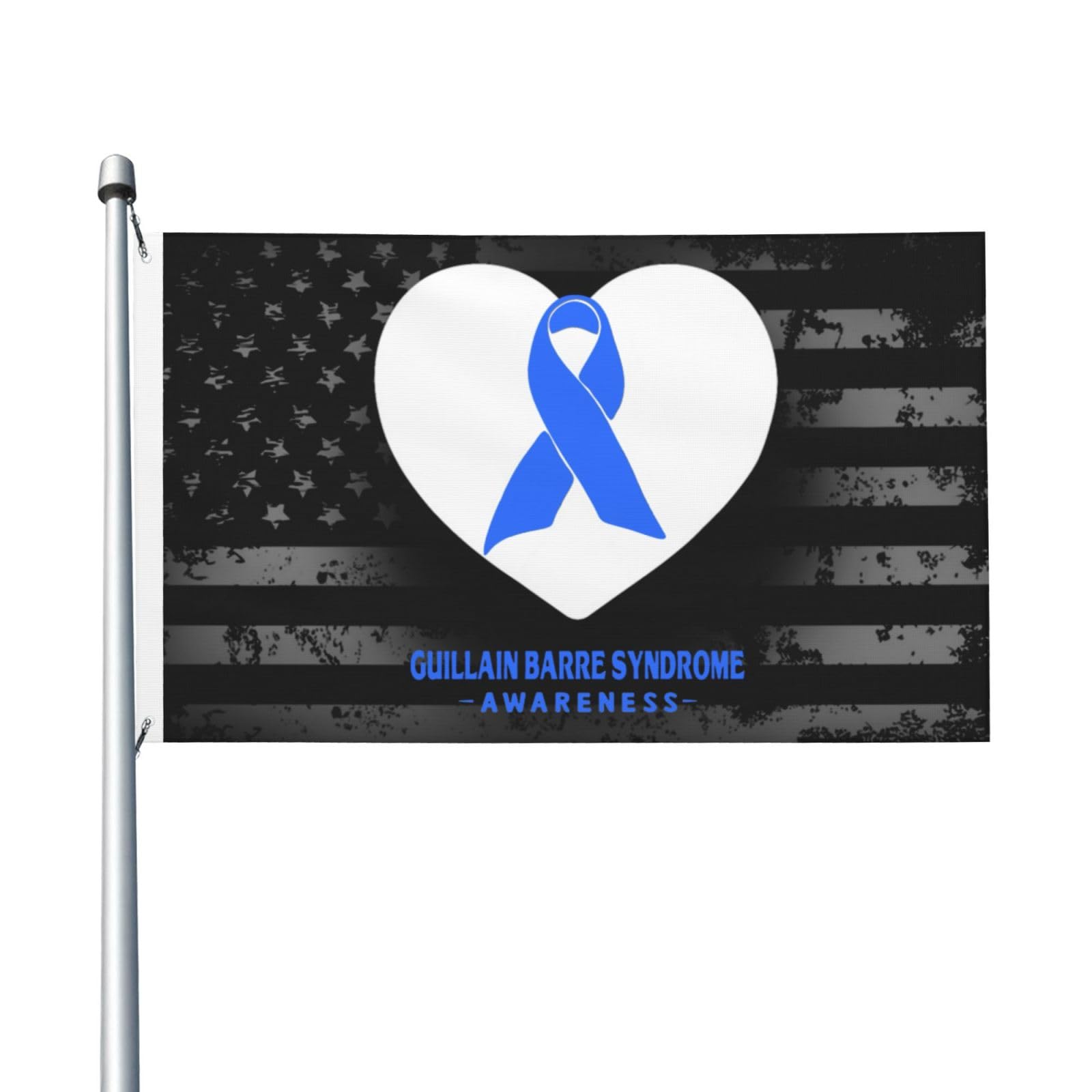 Bandera De Cinta Azul