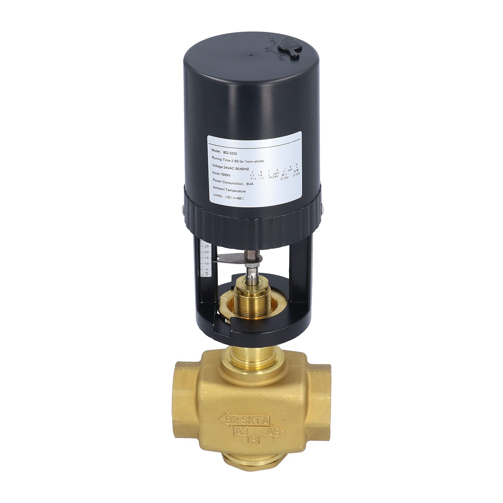 Buy Electric Motorized Valve, Regulating Control Brass BSP AC 24V 2 Way ...