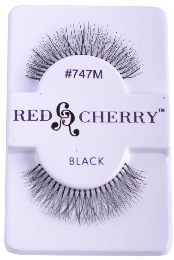 Amazon.com: Red Cherry False Eye Lashes #747M (6 Pack) + Free ...