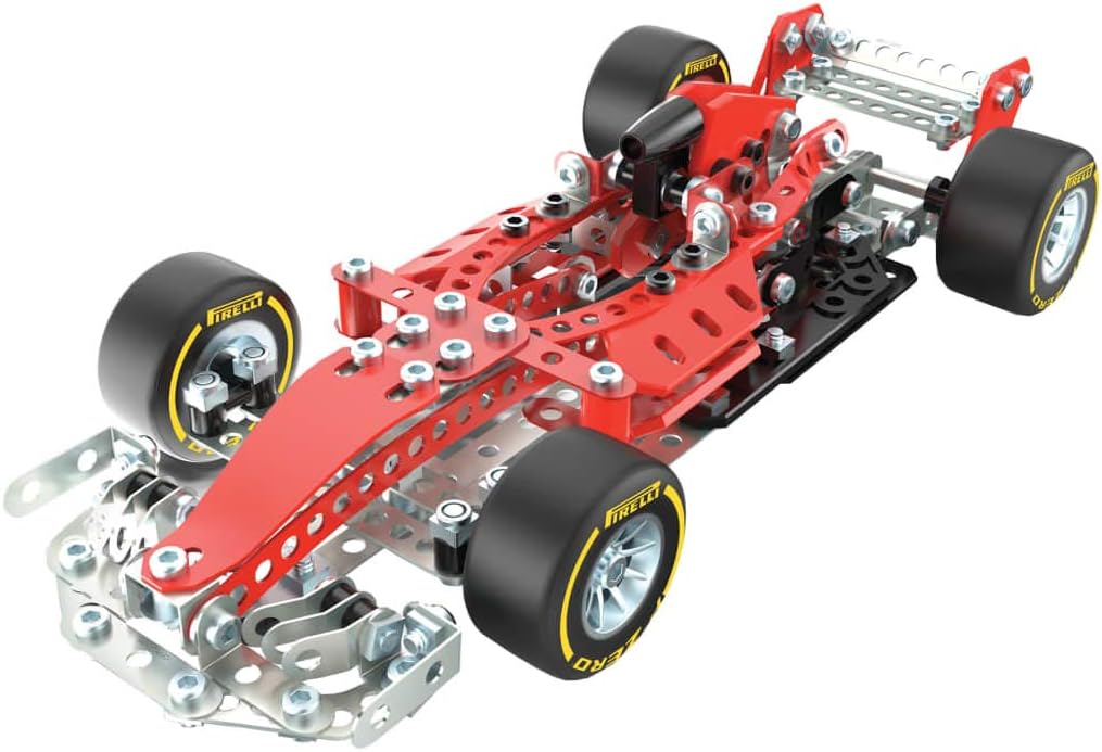 MECCANO Ferrari Grand Prix Racer STEAM Building Kit with Poseable ...