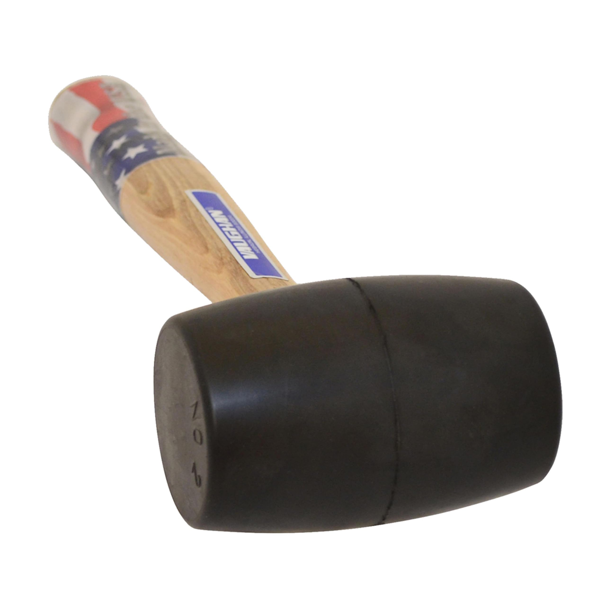 VAUGHAN Solid Rubber Mallet, Quality Rubber 20 oz Head, Made In The USA ...