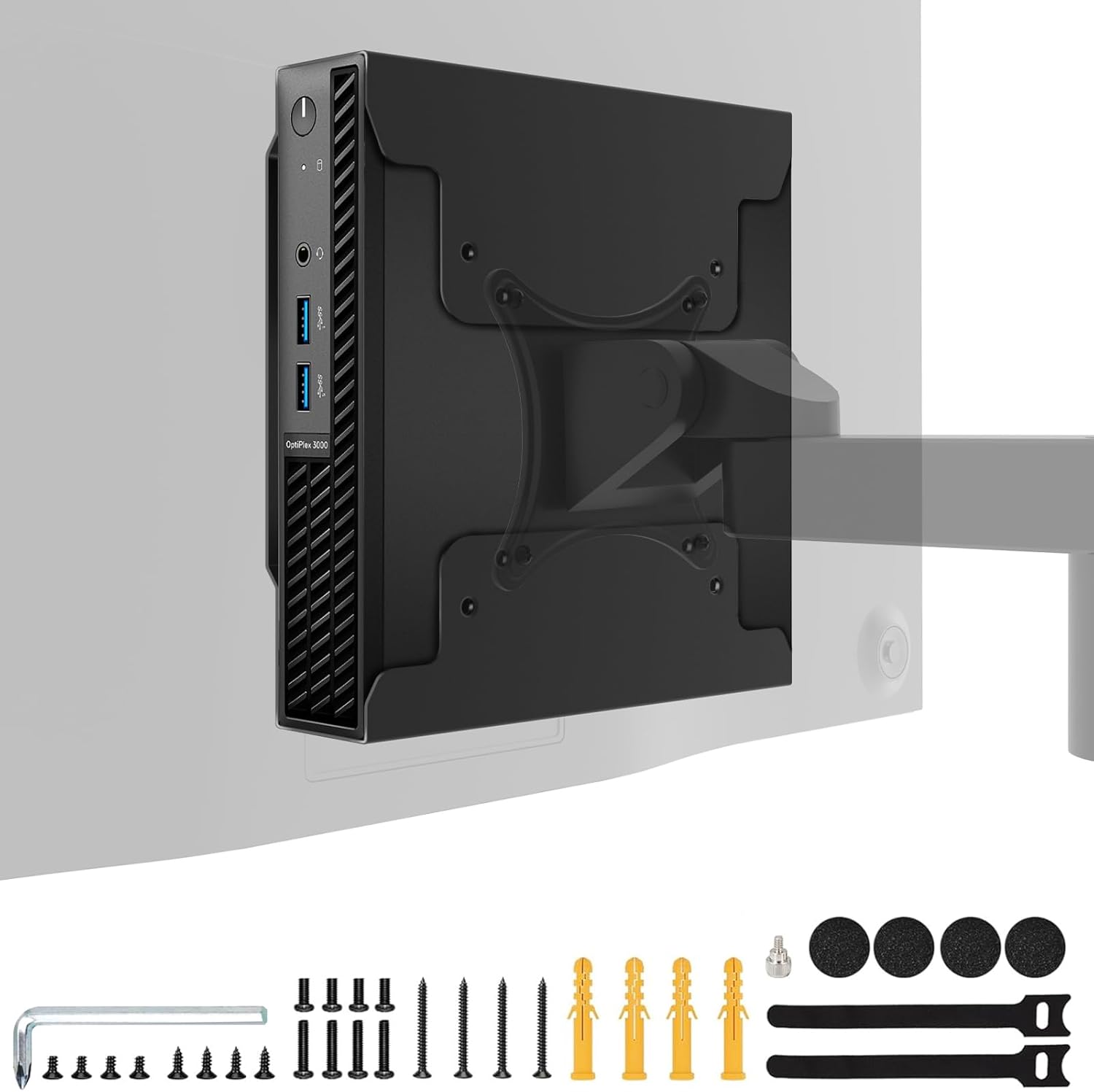 Amazon.com: Micro PC Mount for Dell Mini PC Wall VESA and Under Desk ...