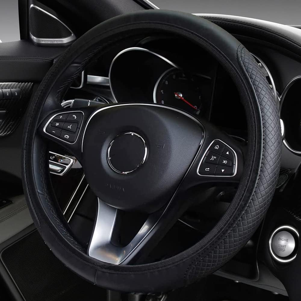 VARGTR - Funda de piel para volante de coche, compatible universal, de ...