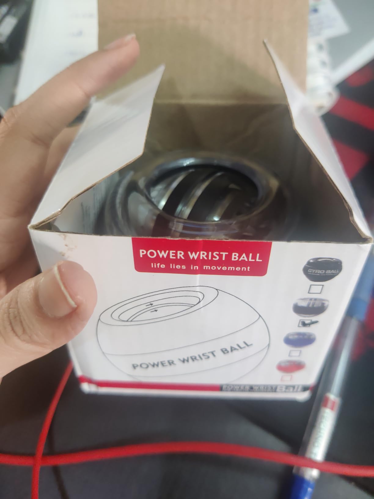 Self-Starting Wrist Gyro Ball, Wrist Strengthening Device, Hand ...