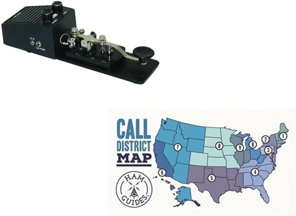 Amazon.com: MFJ Morse Code Practice Key and oscillator and Ham Guides ...