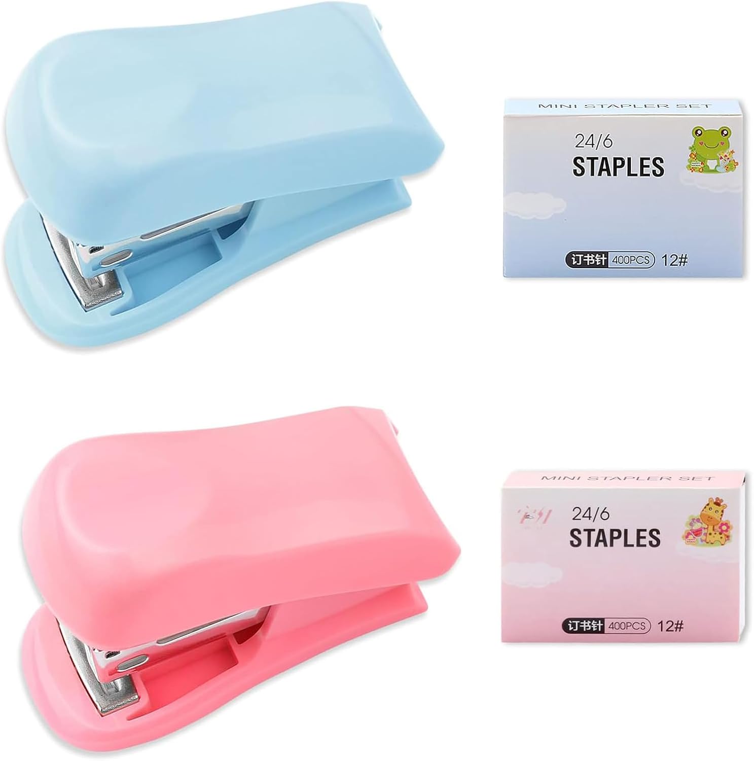 2 Pcs Mini Stapler, Stapler and Staples Set, Small Stapler, Small ...