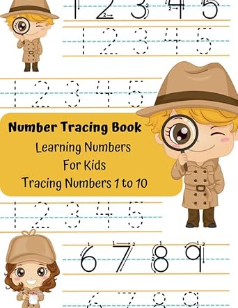 Number Tracing Book Learning Numbers For Kids Tracing Numbers 1 to 10 ...