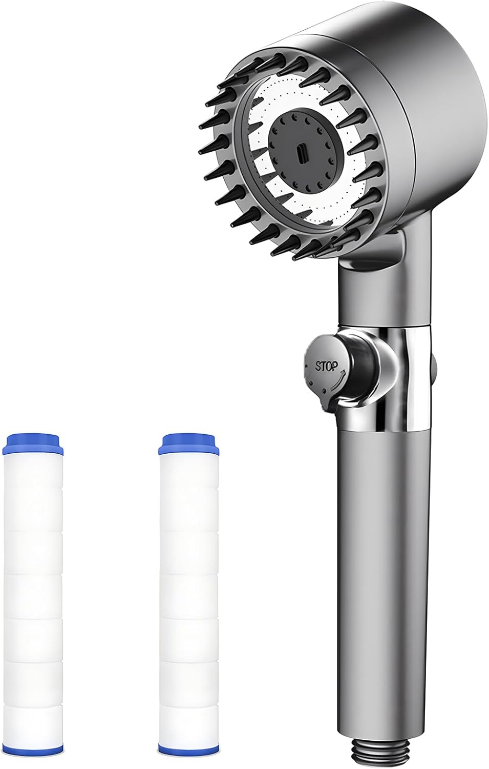 EZSKY Filtered Shower Head with Handheld, 3 Spray Modes High Pressure ...