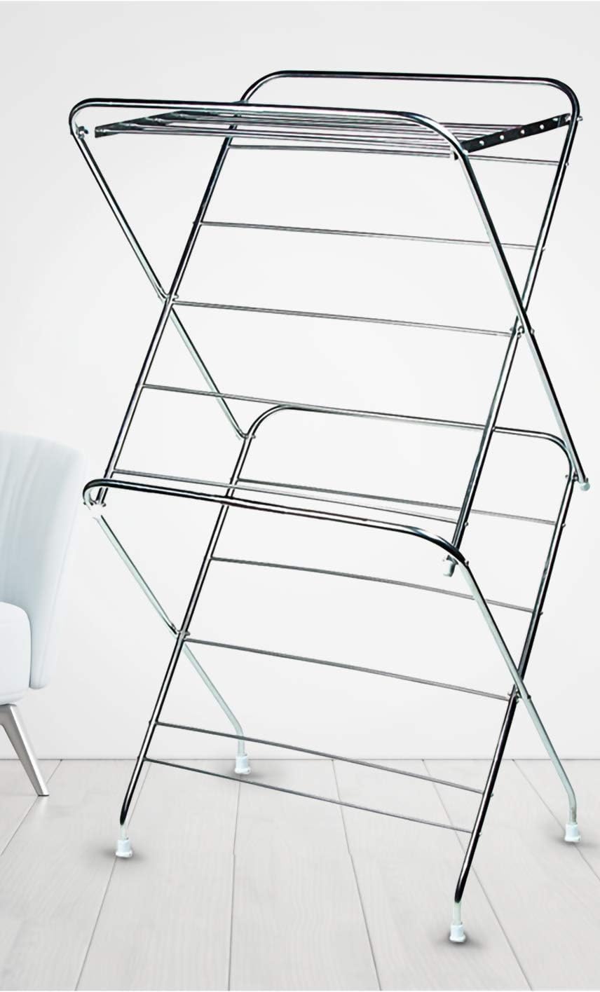 Naivete Stainless Steel Folding Extra Large 3 Tier Bedroom Outdoor ...