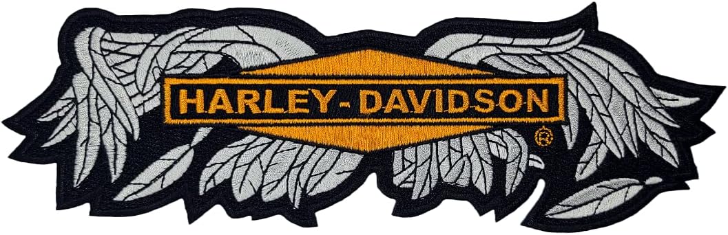 Amazon.com: Broken Wings Embroidered Harley Biker Chopper Patch - 2pc ...