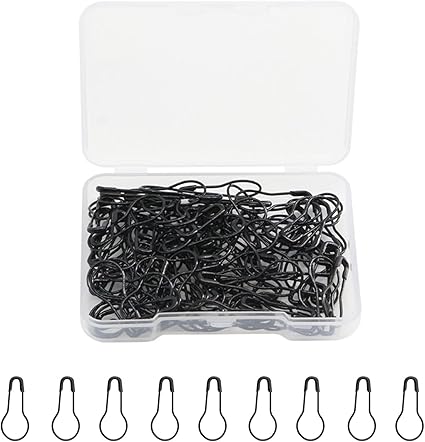 Amazon.com: 120 Pcs Black Bulb Pins,Small Safety Pins 22mm/0.87inch ...