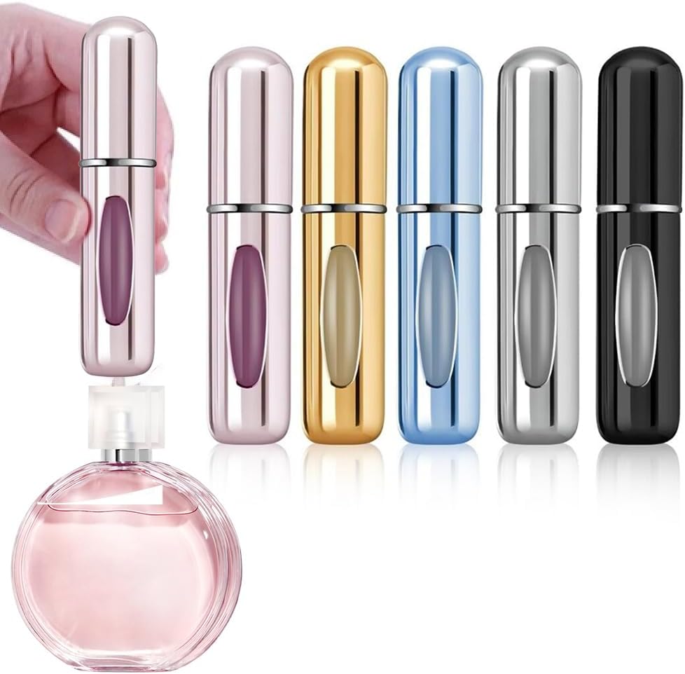 Amazon.com: 10PCS 5ml Portable Mini Refillable Perfume Bottle With ...
