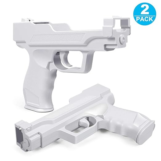 Amazon.com: Motion Plus Gun Compatible with Nintendo Wii Controller ...