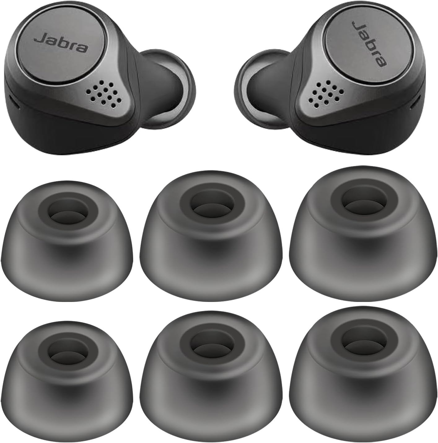 Amazon.com: ALXCD Ear Tips for Jabra Elite 65t Headphone, 6 Pairs ...