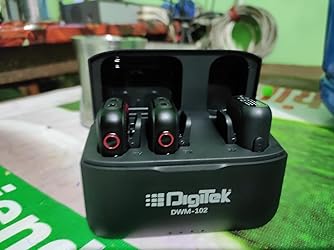 Digitek Wireless Microphone System for DSLR, Camcorder, Smartphone ...