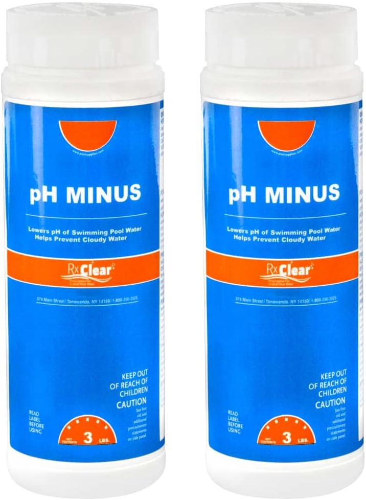 Amazon.com : Rx Clear Swimming Pool pH Minus | pH Decreaser and ...