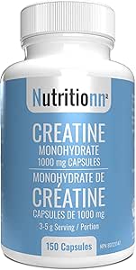 Creatine Capsules - 100% Creatine Monohydrate 1000 mg x 150 Pills (3-5 ...