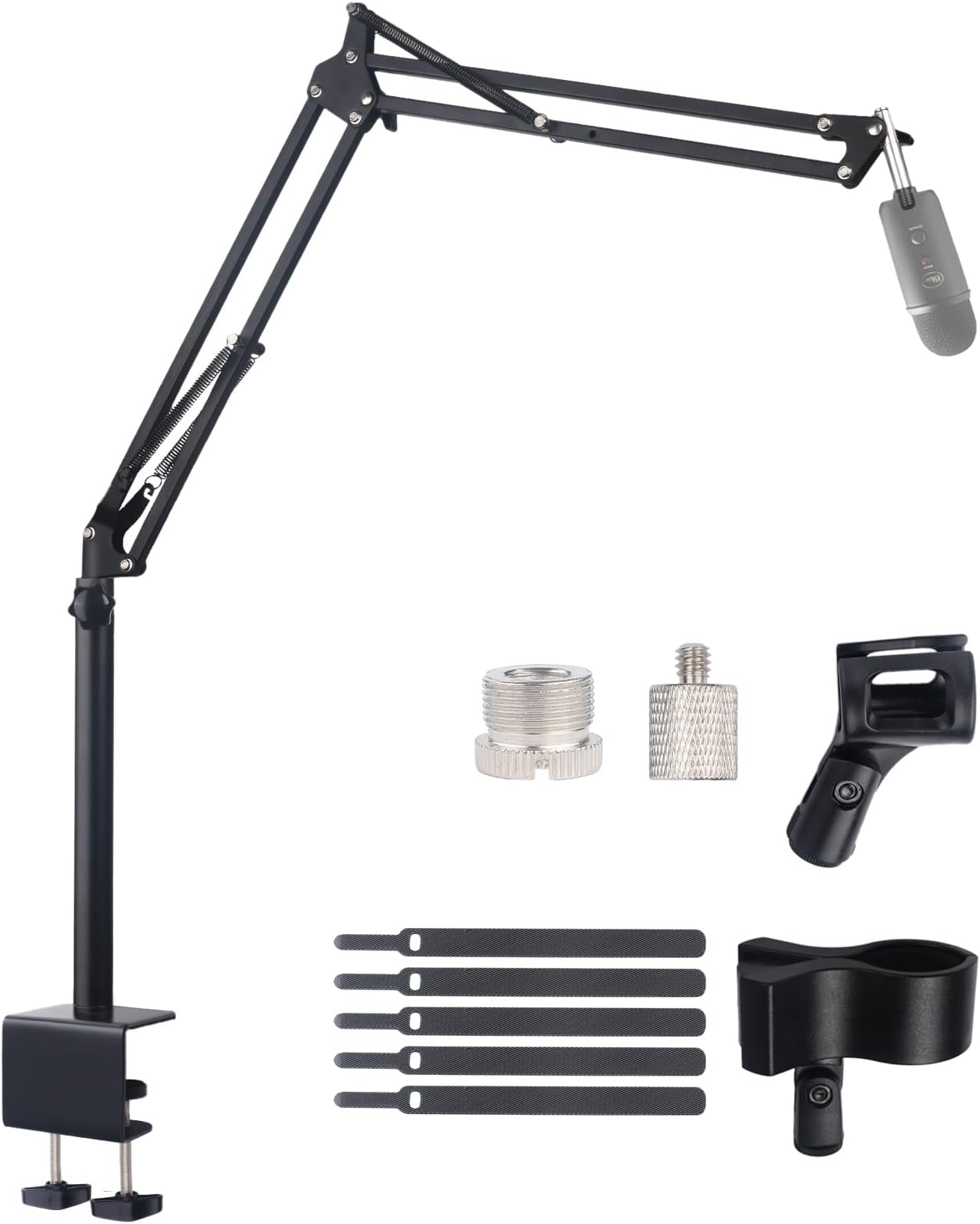 Lemxadd Microphone Stand Mic Boom Arm for Blue Yeti HyperX QuadCast ...