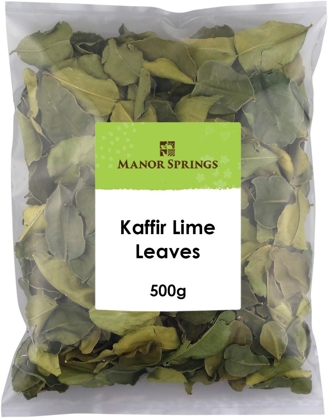 Dried Kaffir Lime Leaves 500g by Manor Springs : Amazon.co.uk: Grocery