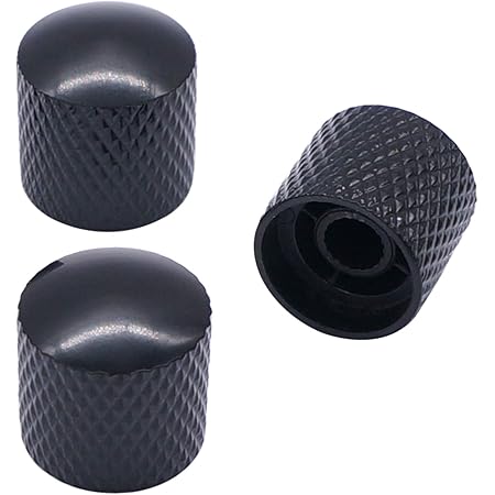 Amazon.com: Taiss/3pcs Electric Guitar Knobs,Potentiometer knob,Volume Tone Control Knobs,Black ...