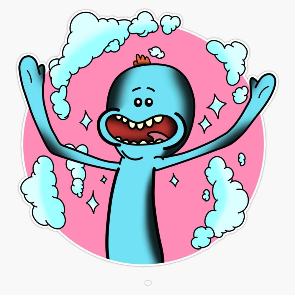 Amazon.com: Mr Meeseeks Sticker Vinyl Bumper Sticker Decal Waterproof 5 ...
