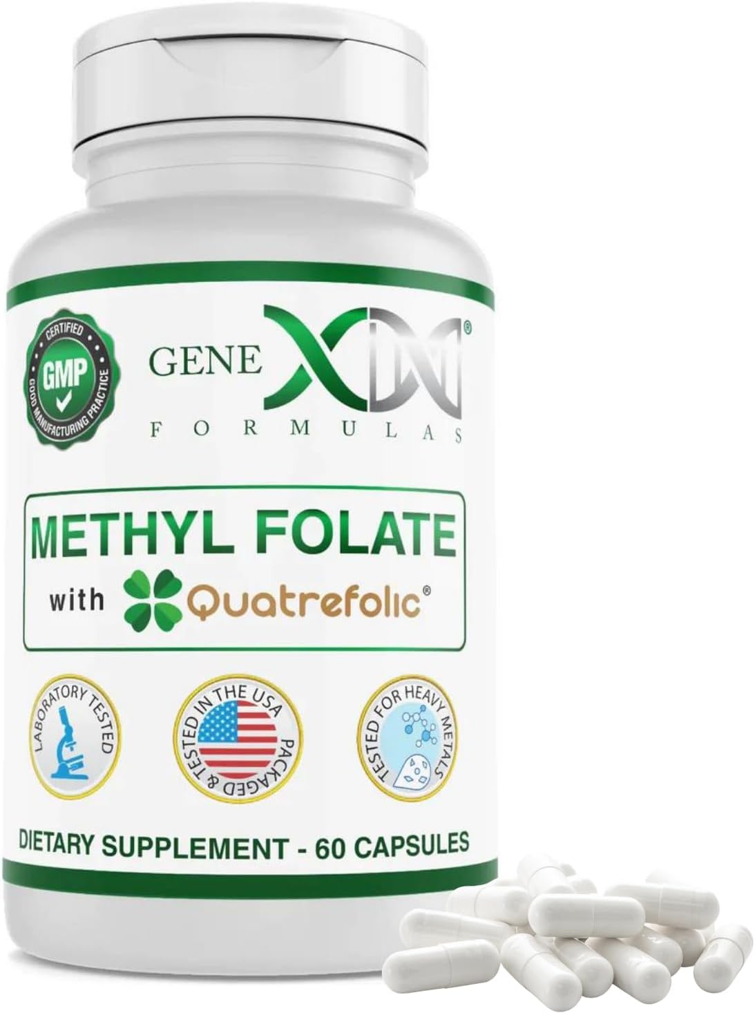 Amazon.com: GENEX Methyl Folate with Quatrefolic® 1360 mcg DFE (60 ...