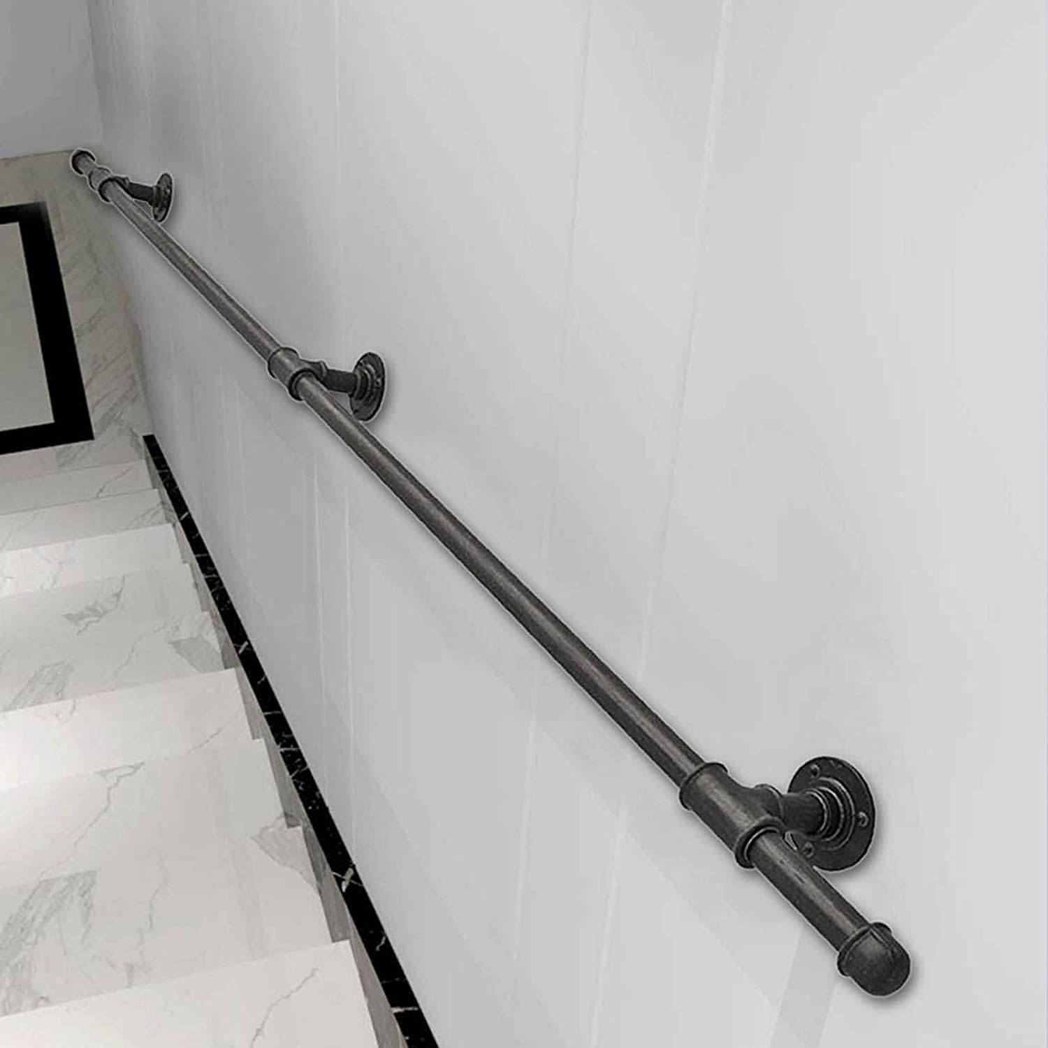 Amazon.com: EBFIT Modern Stair Handrail Grab Bar Kit, Stairs Handrail ...
