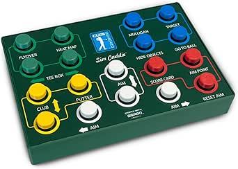 Club Keyboard GS Pro Sim Caddie Golf Simulator Control Box Control Your ...