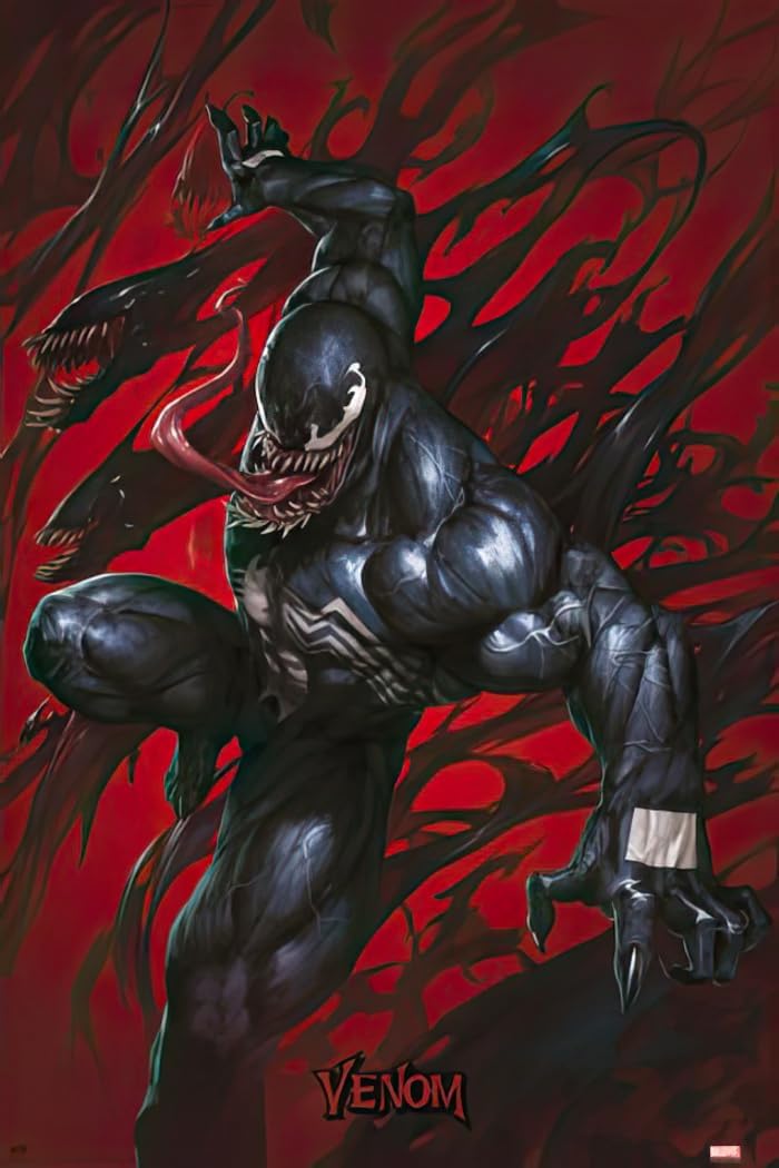 Amazon.com: Venom - Marvel Comics Poster (Venom Attacking) (Size: 24" x ...
