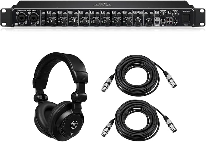 Amazon.com: Behringer U-PHORIA UMC1820 Audiophile 18x20 USB 2.0 Audio ...