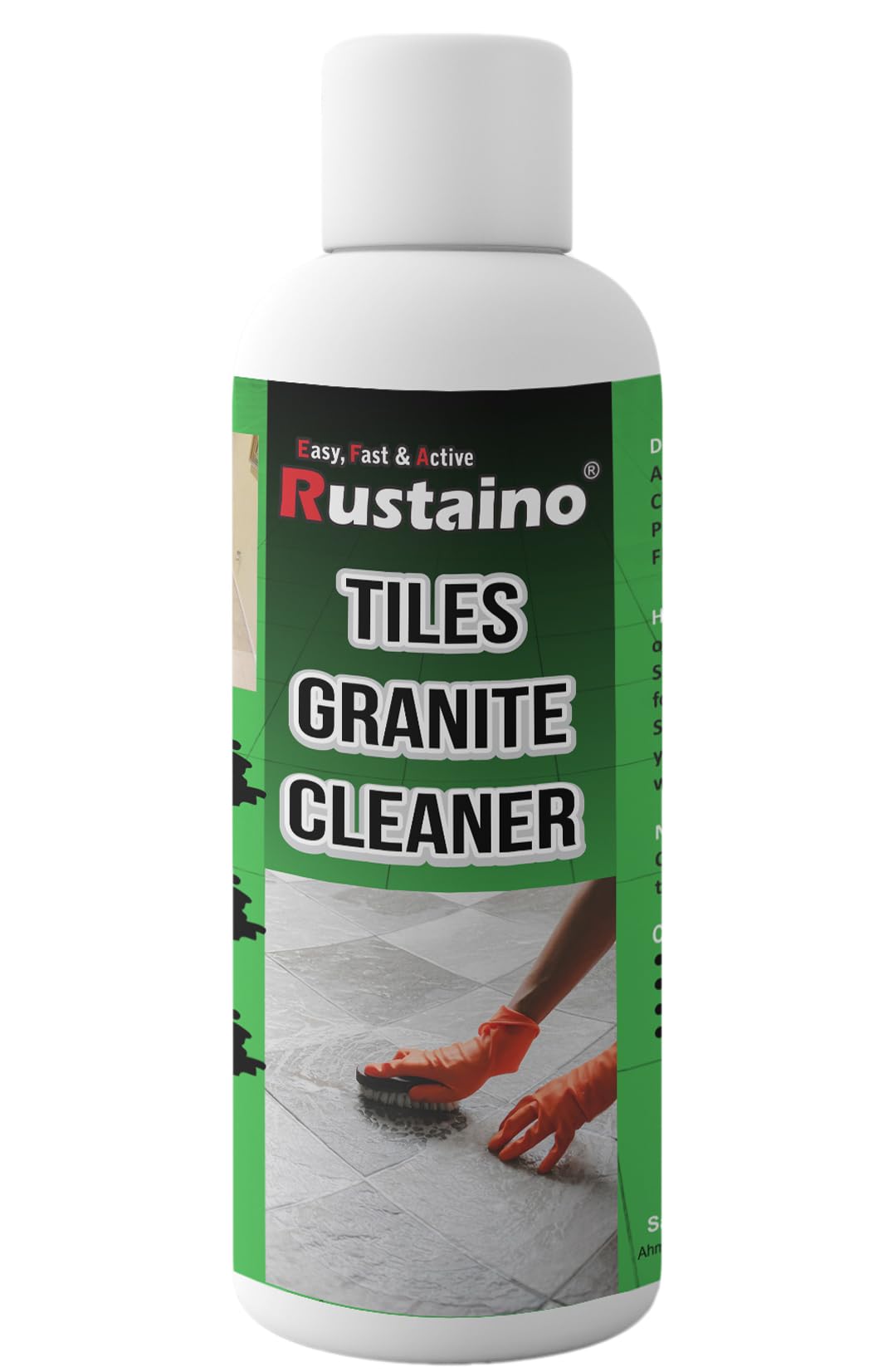 Rustaino 500ML Tile Marble & Granite Cleaner Stain Remover & Shiner ...
