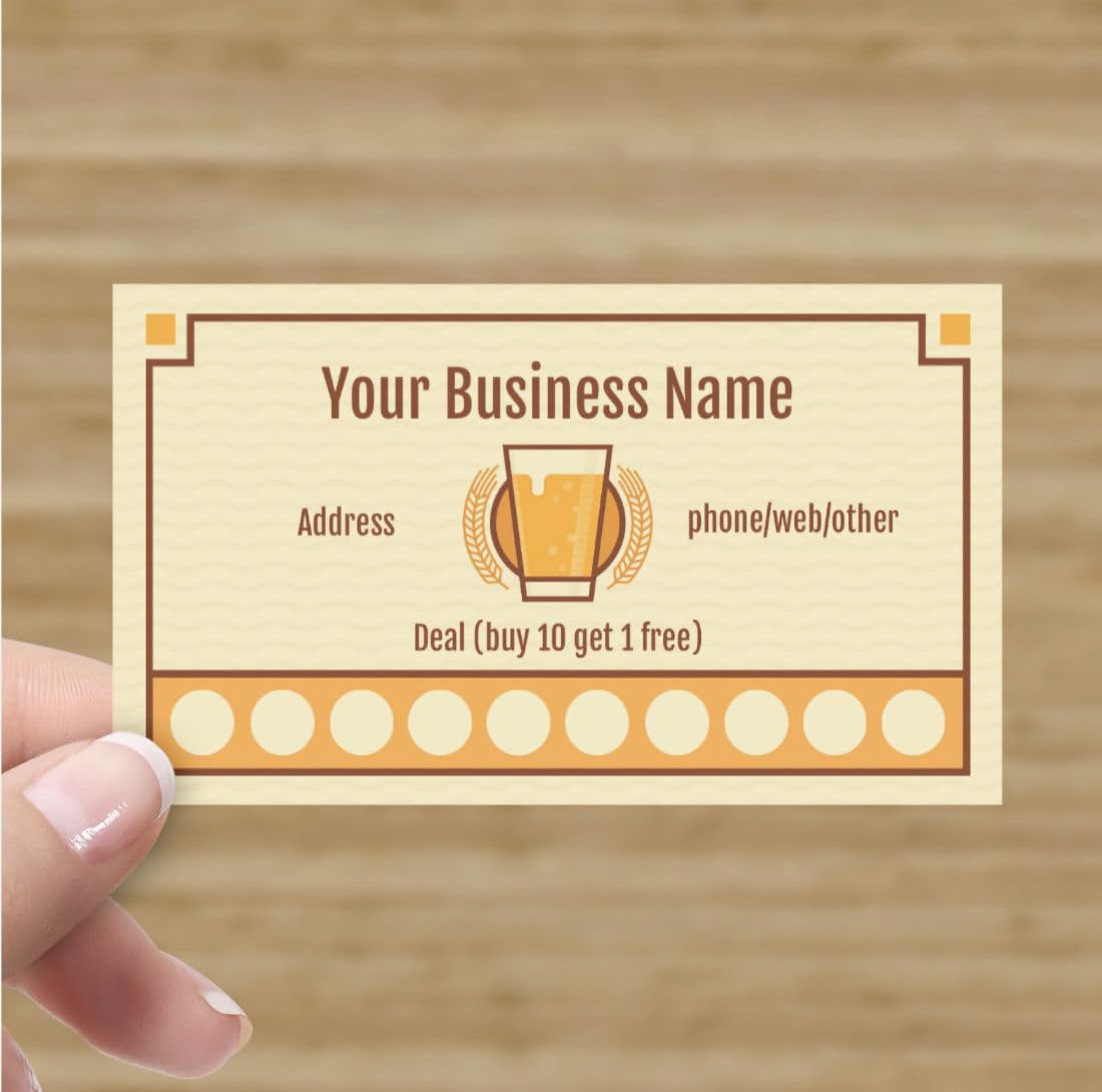 Restaurant Loyalty Card