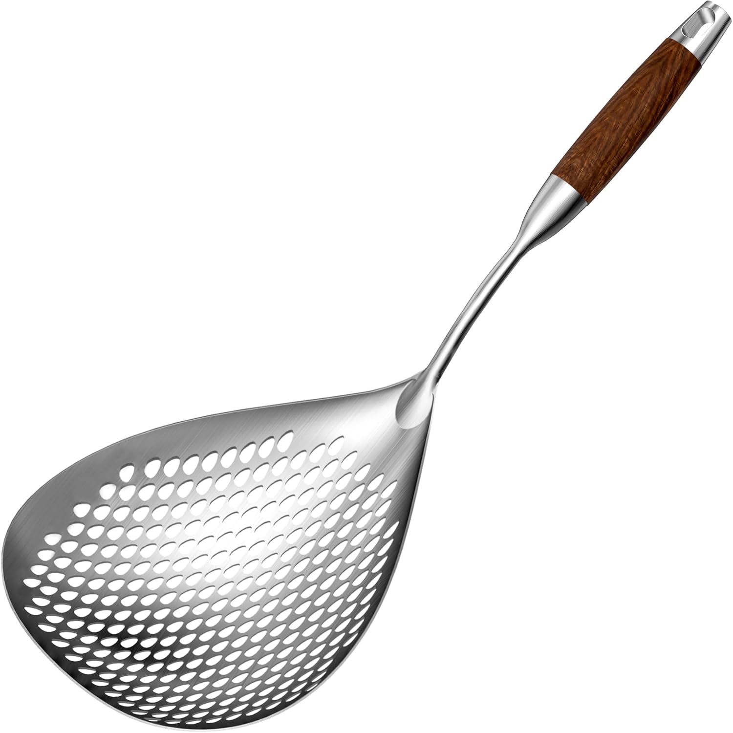 Amazon.com: UBTKEY Skimmer Slotted Spoon with Hook, Stainless Steel ...