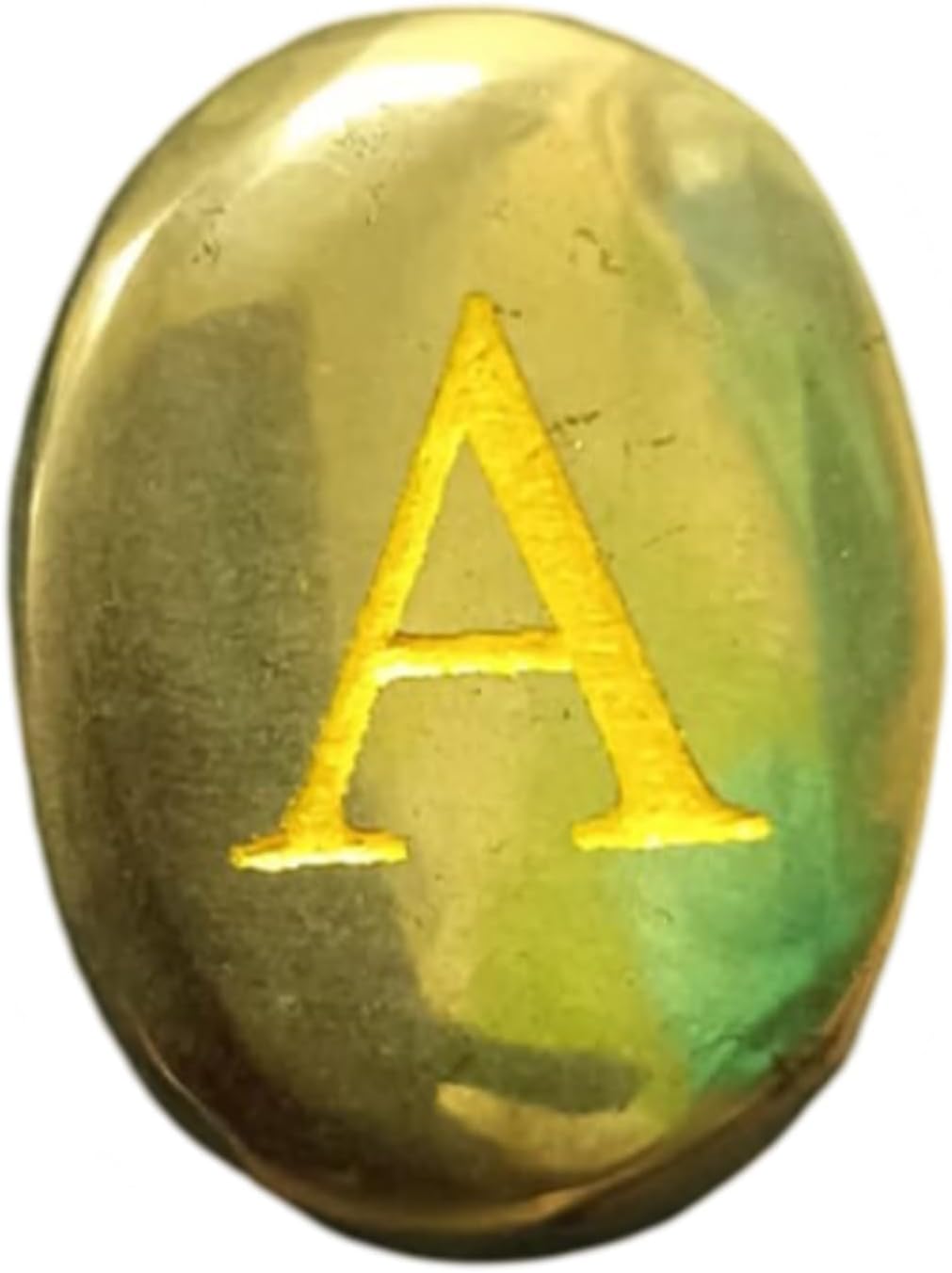 Amazon.com: Monogram Pyrite Zibu Coin Engraved Personalized Letter ...