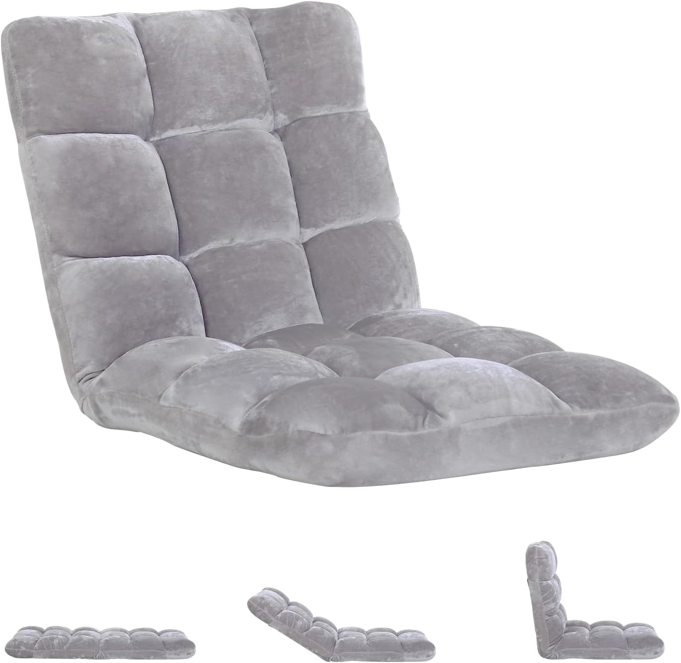 Amazon.com: DriKou Floor Chair with Back Support, Meditation Cushion ...