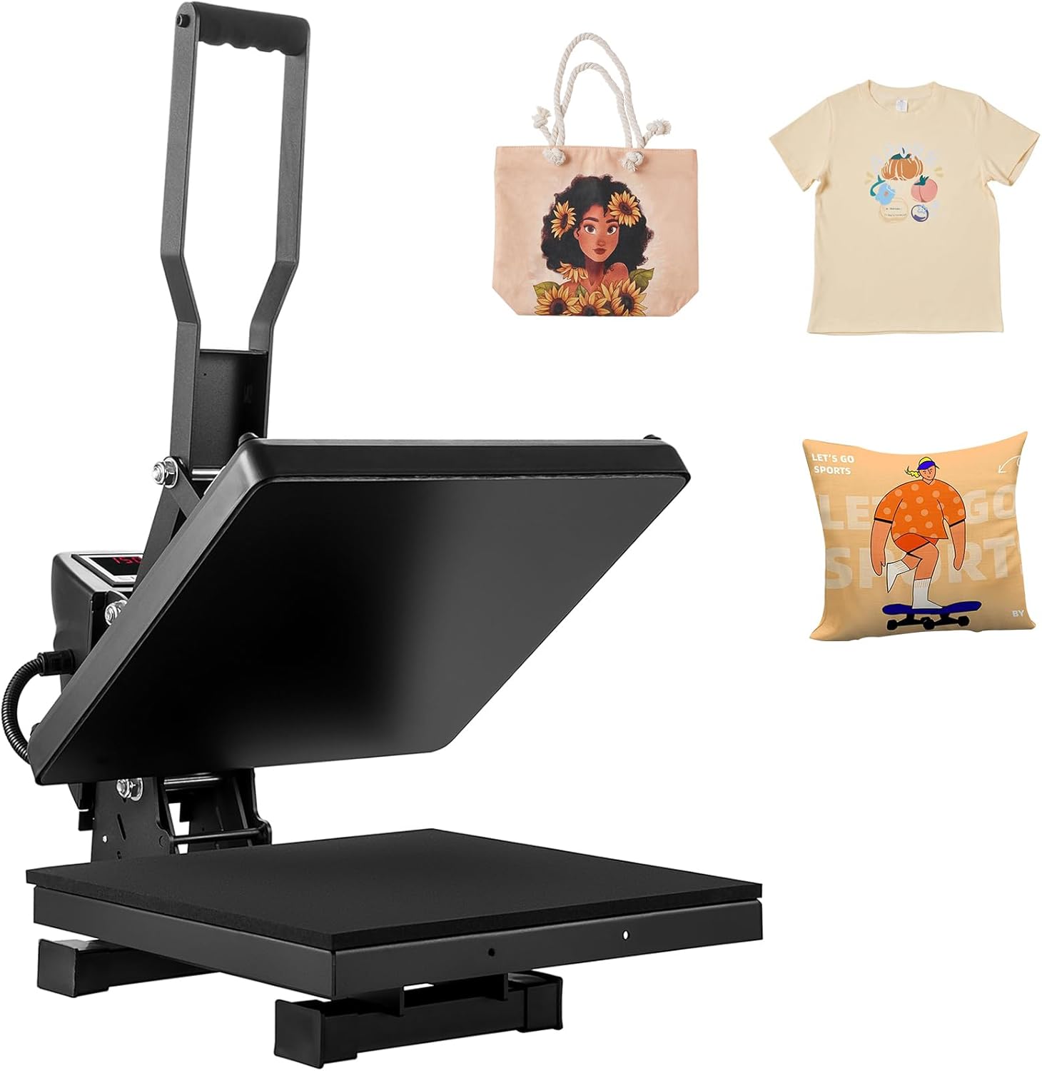 Brandclub - VEVOR Heat Press, 15x15 Power Heat Press Machine for T ...