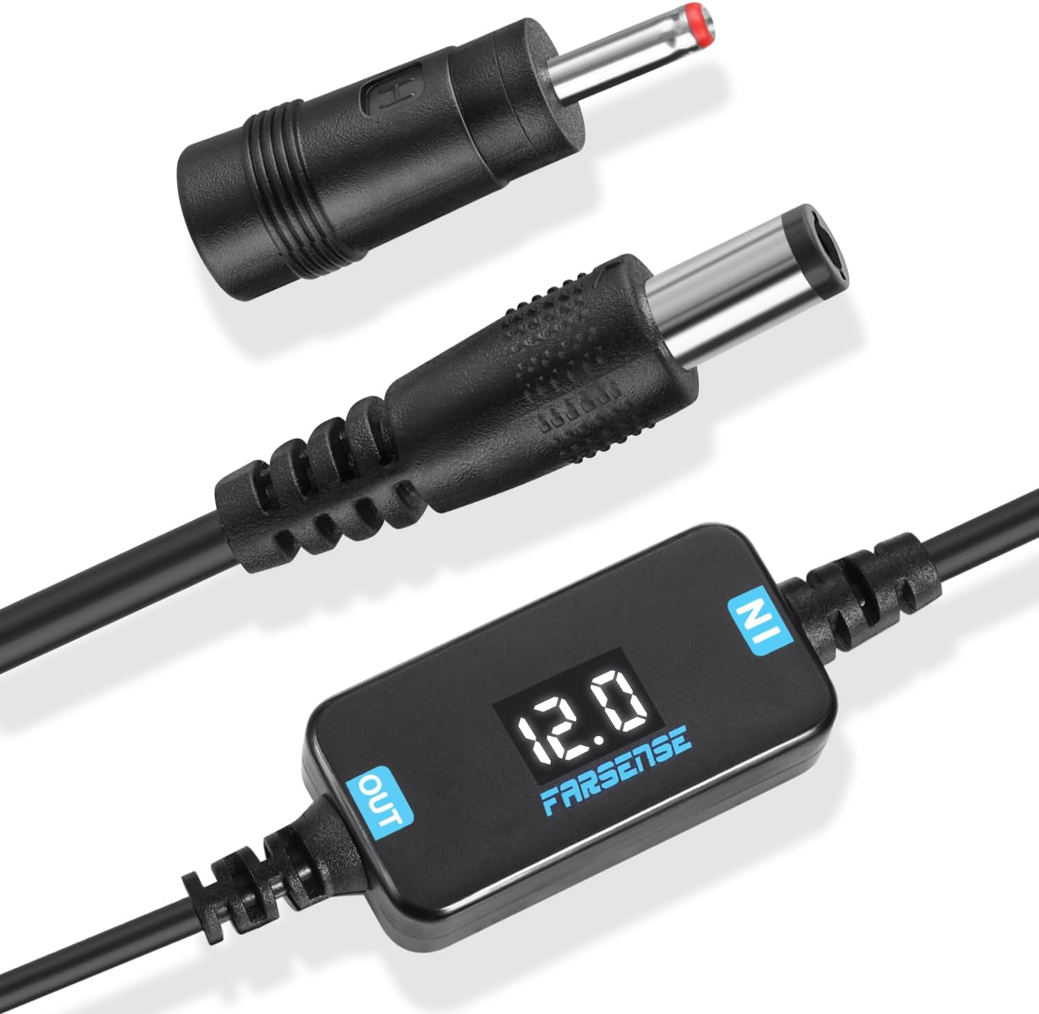 Amazon.com: FARSENSE USB DC 5V to 12V Step Up Power Cable(3FT),USB C to ...