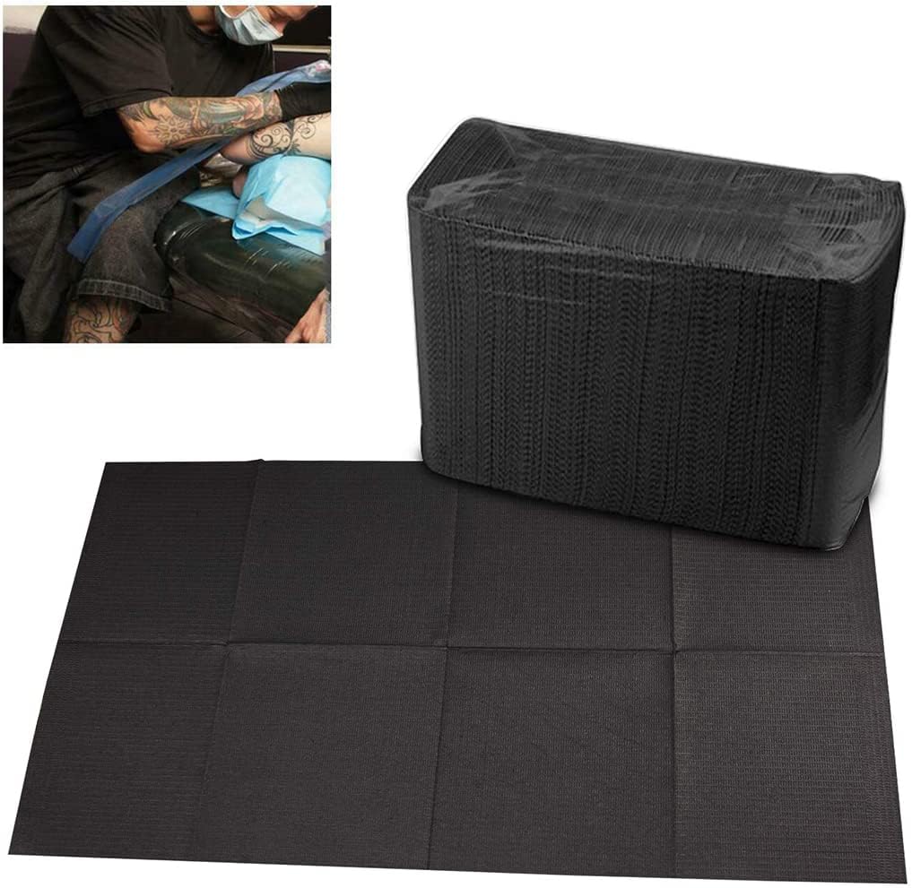 BeiHCain 125Pcs Disposable Tattoo Clean Pad Tattoo Table Covers Clean ...