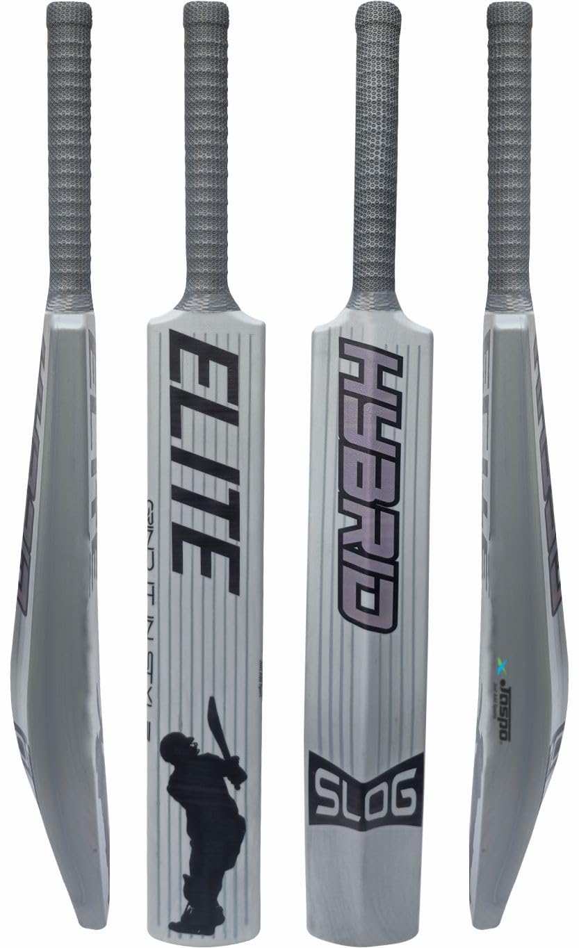Buy Jaspo Slog Elite Plastic Tennis Cricket Bat, Hybrid PU Filled ...