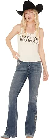 Idyllwind Women's Onslow Medium Wash Gypsy High Rise Embellished ...