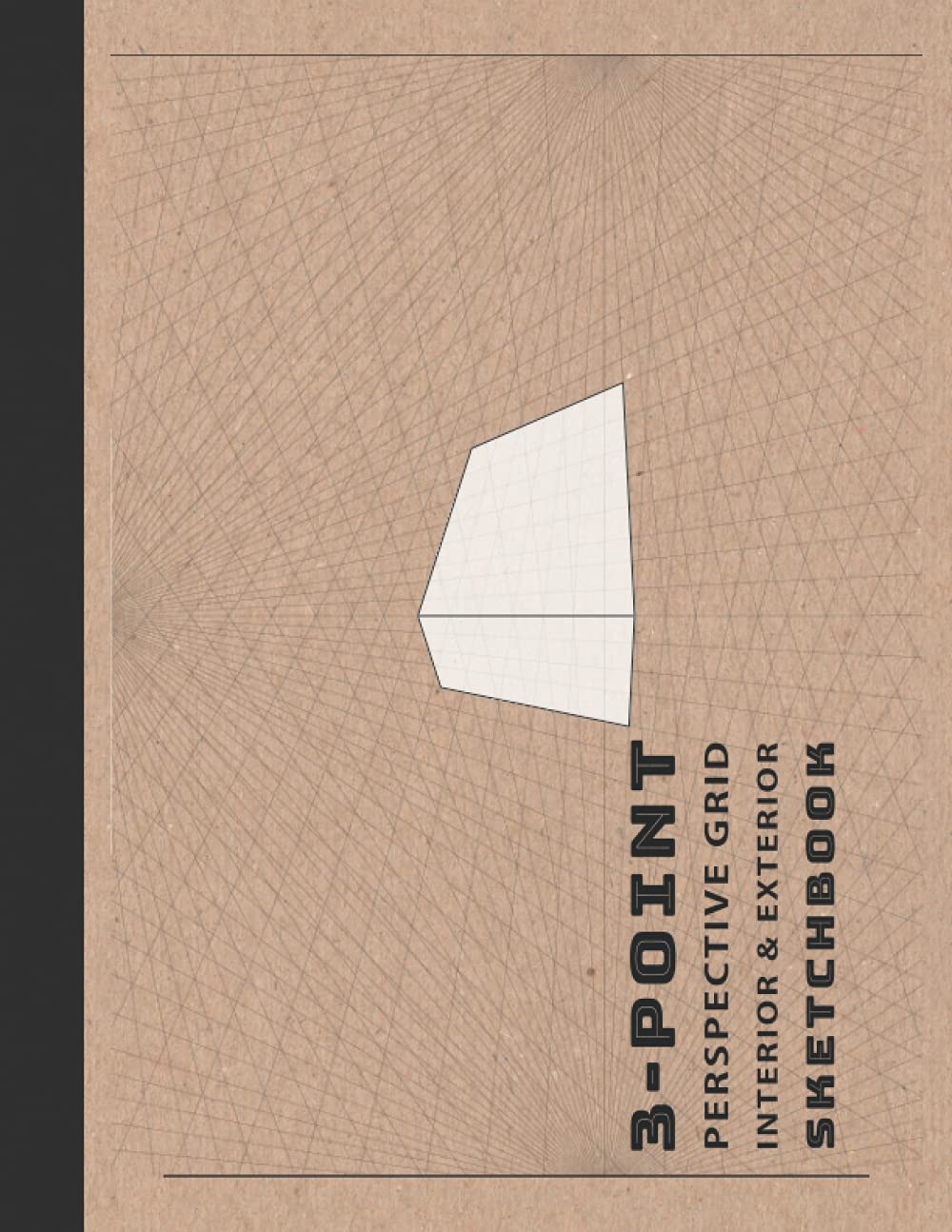 3 Point Perspective Grid Graph Paper Sketchbook 3d Perspective Grid ...