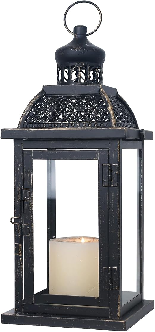Amazon.com: NEEDOMO Large Candle Lanterns Decorative Indoor, 14.4 ...